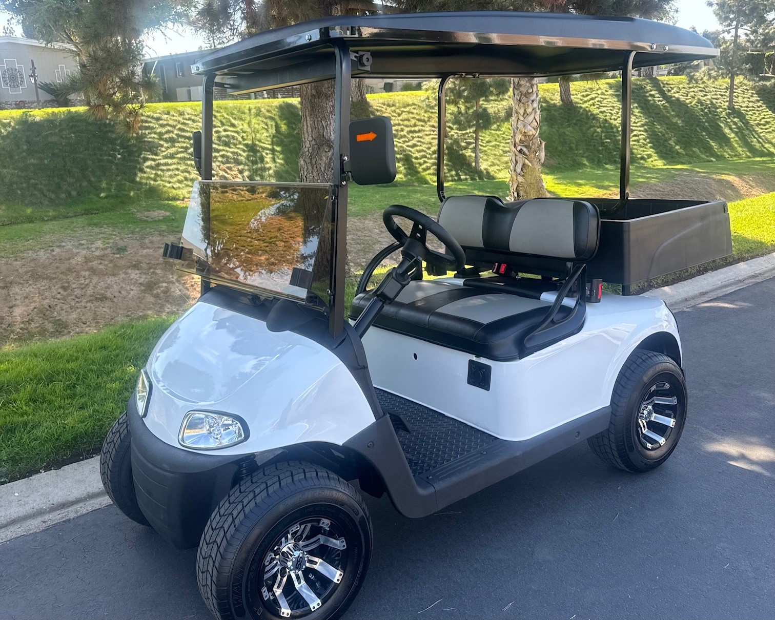 EZGO RXV 2 Passenger Maintenance Cart with Cargo Box | Laguna Golf Carts